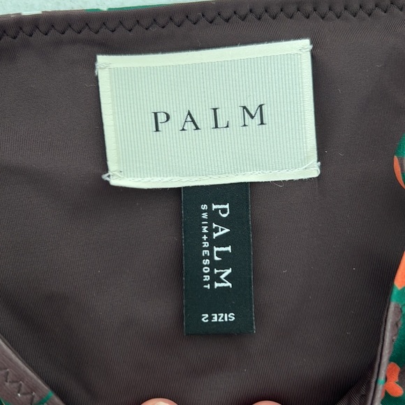 Palm | Swim | Nwt Palm Floral Print Bikini Top And Bottom Size 2 | Poshmark